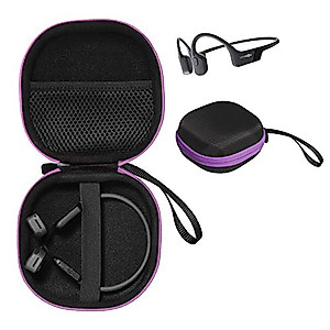 CaseSack Bone Conduction Headphone Case for Aftershokz Aeropex Trekz, Trekz Mini, Trekz Air, Bluez 2, 2S, Xtrainerz Air Open-Ear, Shokz openrun, openrun pro, openrun Mini, openmove, opencomm