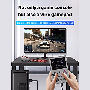 JoySeed RG353V Handheld Game Console Dual System with 35000 Games, 256G 3.5 Inch Arcade Retro Game Console - Grey