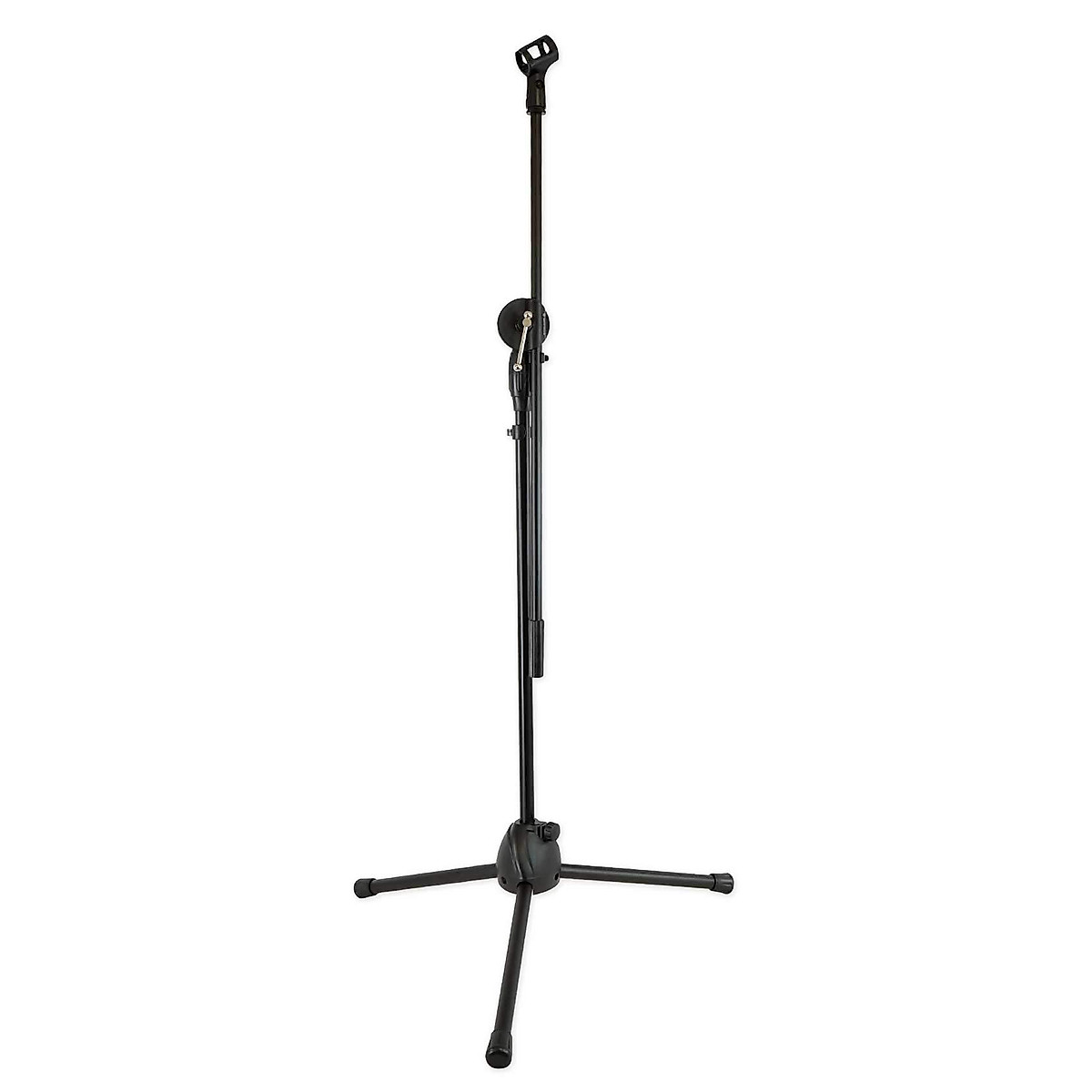 Rockville GIGSTAND Dual Microphone Stand with (2) Mic Clips and Detachable Boom