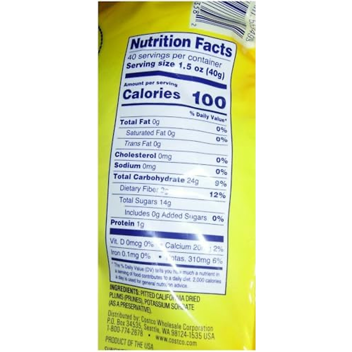 Signature's Dried Plums Pitted Prunes, 3.5 Pounds