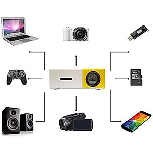 Projectors YG-300 LCD Mini Support 1080P Portable LED Projector Home Cinema
