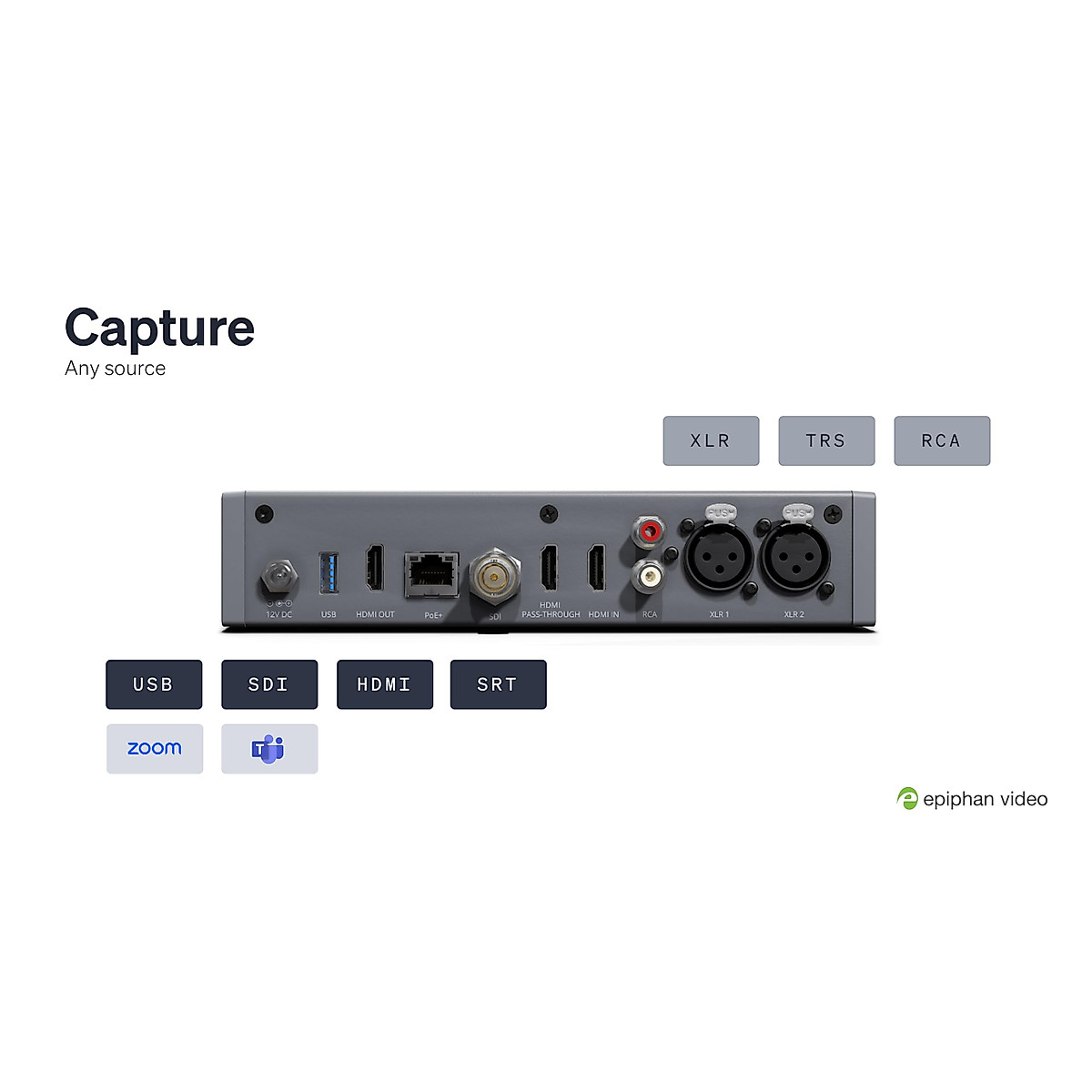 Epiphan Video Pearl Nano - Portable Video Recording and Streaming System