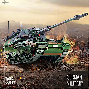 MEOA Germany Military Building Sets 1345pcs Panzerhaubitze 2000 Self-Propelled Cannon Building Blocks Bricks Stem Toys for Boys