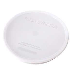 Rehabilitation Advantage High Sided Partitioned Dish with Lid, Gray (Pack of 2)