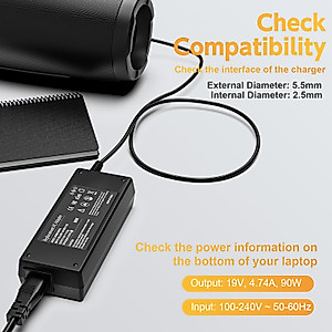 19V Charger for JBL Xtreme 2, JBL Boombox 1 2, Extreme Portable Wireless Bluetooth Waterproof Speaker Power Adapter, JBL Speaker Power Supply Cord