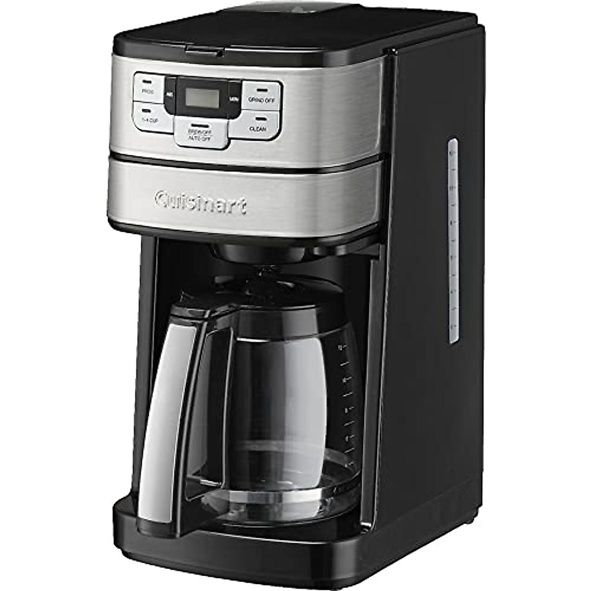 Cuisinart DGB-400 Automatic Grind and Brew 12 Cup Coffemaker Black/Stainless Bundle with 1 YR CPS Enhanced Protection Pack