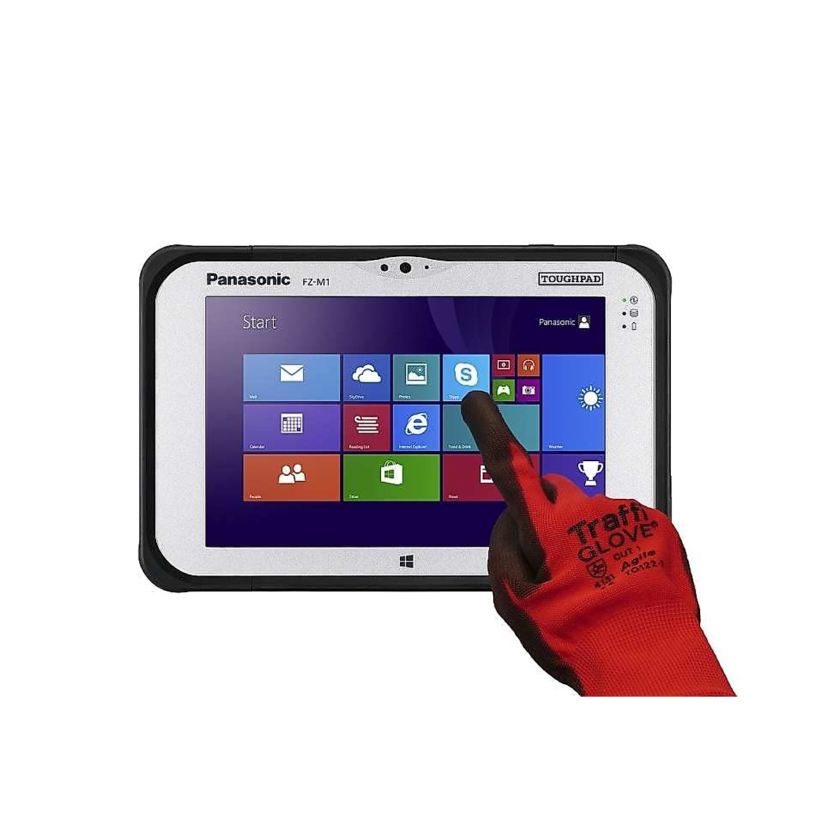 Panasonic Toughpad FZ-M1 MK2, 7 Inch WXGA 10-Pt MultiTouch, Intel Core m5-6Y57 1.10GHz, 8GB, 256GB SSD, 4G LTE, Barcode Reader, Webcam, Windows 10 Pro (Renewed)
