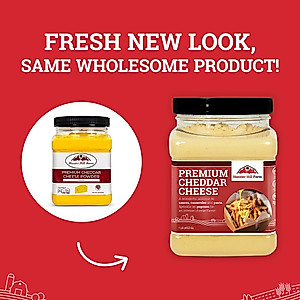 Hoosier Hill Farm Premium Cheddar Cheese Powder, 1LB (Pack of 1)