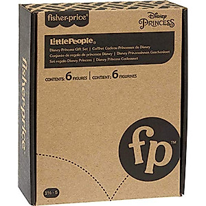 Fisher-Price Disney Princess Gift Set by Little People, 6 Character Figures for Toddlers and Preschool Kids Ages 18 Months to 5 Years [Amazon Exclusive] & Disney Frozen Elsa & Friends by Little People