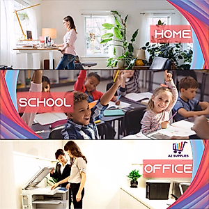 AZ SUPPLIES Compatible Toner Cartridge Replacement for HP 650A CE270A CE271A CE272A CE273A Color Laserjet CP5500 CP5520 CP5525 CP5525DN CP5525N CP5525XH (Black, Cyan, Magenta, Yellow - 4 Packs)