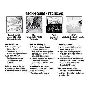 Tulip Dimensional Fabric Paint Big Box, Creative Party Kit, Includes Reusable Plastic Bin, Permanent 3D Paint for Fashion DIYs, Rock Painting, Arts & Crafts, Rainbow Colors, 16-Pack