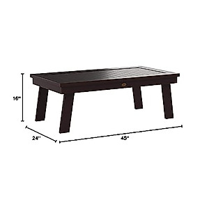 Highwood AD-DSCT1-ACE Adirondack Coffee Table, Weathered Acorn