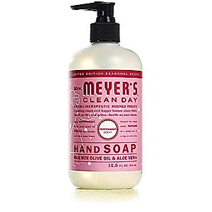 MRS. MEYER'S CLEAN DAY hand soap Scent Variety Pack, (Peppermint + Iowa Pine + Orange Clove)