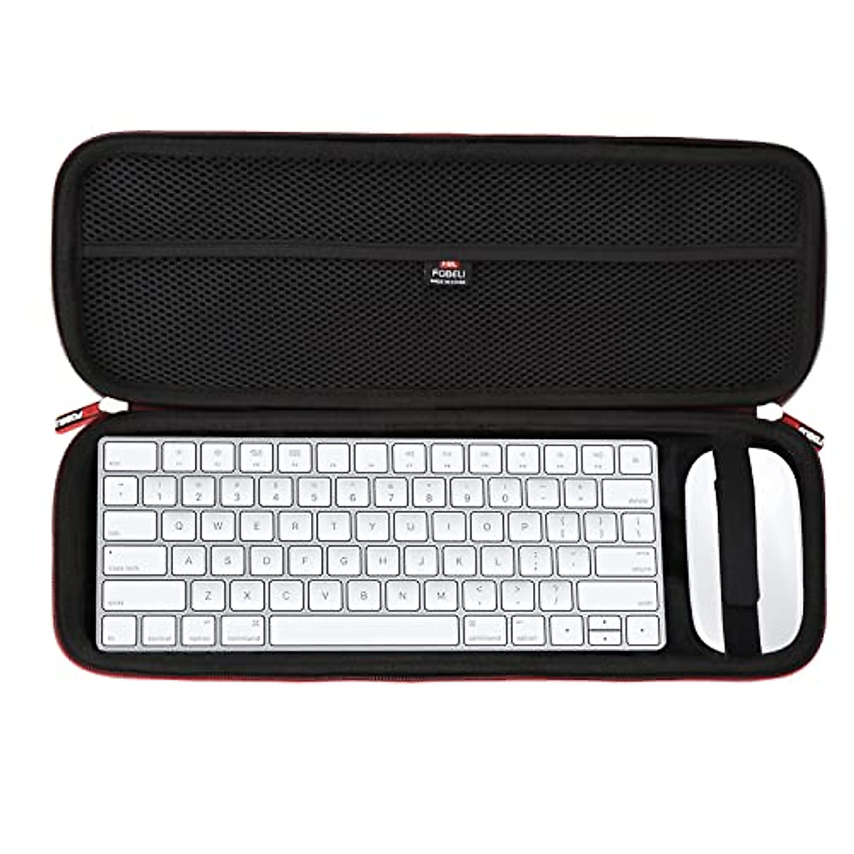 FBLFOBELI Hard Carrying Case Compatible with Apple Magic Keyboard + Magic Mouse, Travel Protective Carrying Storage Bag