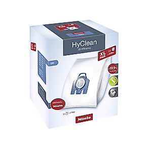 Miele 10455000 XL Pack HyClean 3D GN, Vacuum Cleaner Bags, Reliably Keep Dust inside the Vacuum Cleaner