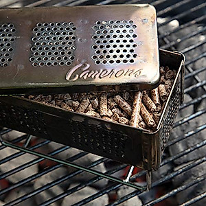 Camerons Smoking Wood Pellets (Mesquite, 1 Pint)- Kiln Dried BBQ Pellets- 100% All Natural Barbecue Smoker Chips- for Pellot Smokers and Pellet Grills - Easy Combustion, Infuse Smokey Flavor