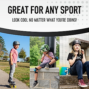 Flybar Bike Helmet- Multi Sport Dual Certified Adjustable Dial, Skateboard Helmet, Roller Skating, Pogo, Electric Scooter, Snowboard, Boys and Girls Kids- Adults Helmets (Splt,L-XL)