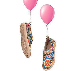 GOKIA Women's Galsang E3650 Walking Travel Shoes(Paisley, US-Size 10)