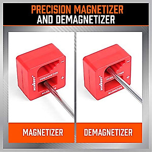 HORUSDY Tools for Men | 102-Piece Magnetic Screwdriver Set with Plastic Racking, Includs Precision screwdriver and Magnetizer Demagnetizer DIY Tools for Men Tools Gift