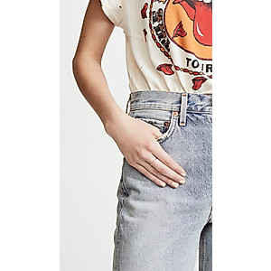 SHASHI Women's Ava Ring, Clear/Gold, 7