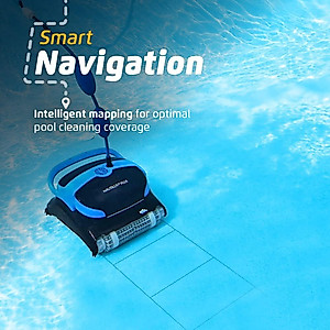 Dolphin Nautilus CC Plus Wi-Fi Automatic Robotic Pool Vacuum Cleaner, Always Cleaning, Never Charging, Ideal for In-Ground Pools up to 50 FT in Length
