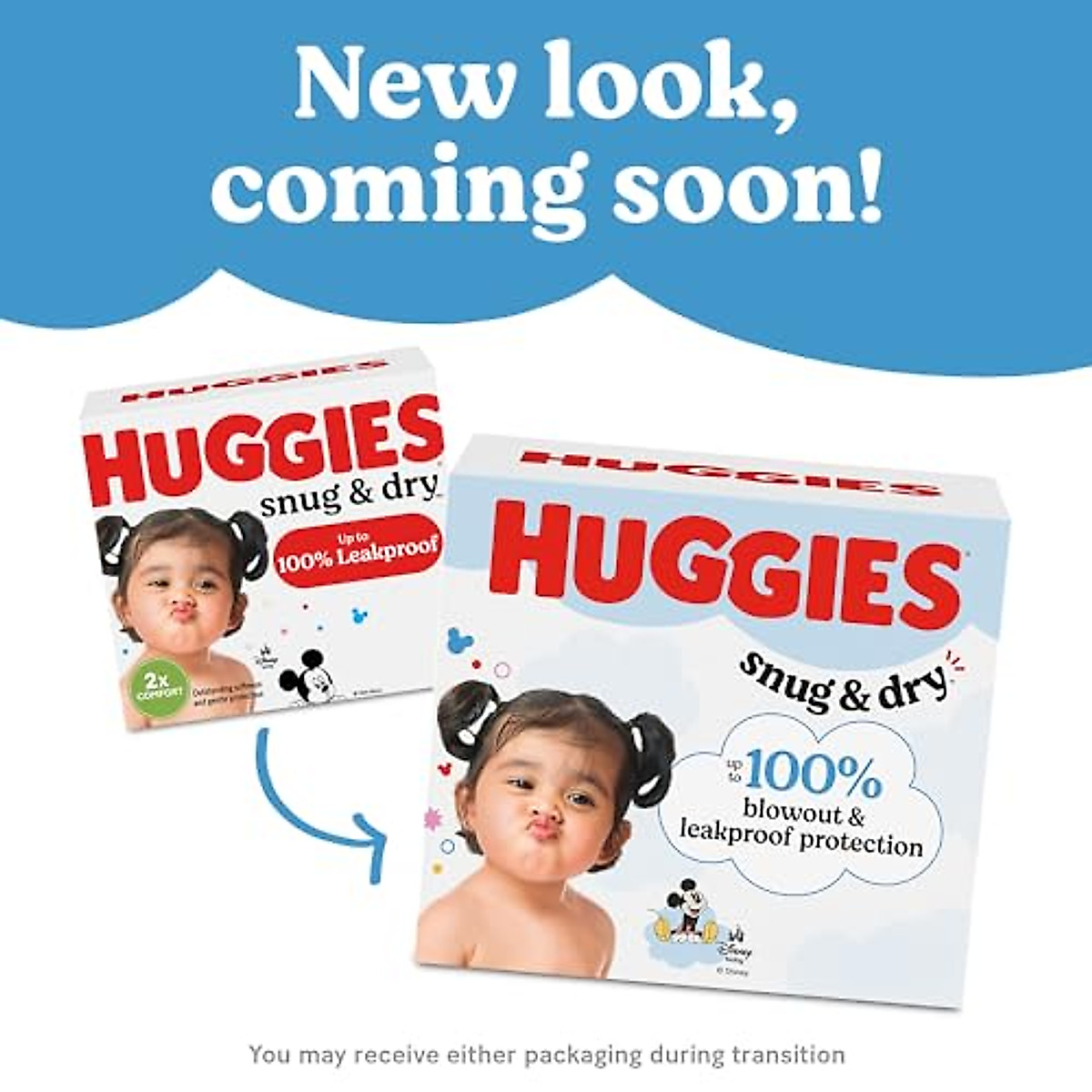 Huggies Size 3 Diapers, Snug & Dry Baby Diapers, Size 3 (16-28 lbs), 31 Count, Packaging May Vary