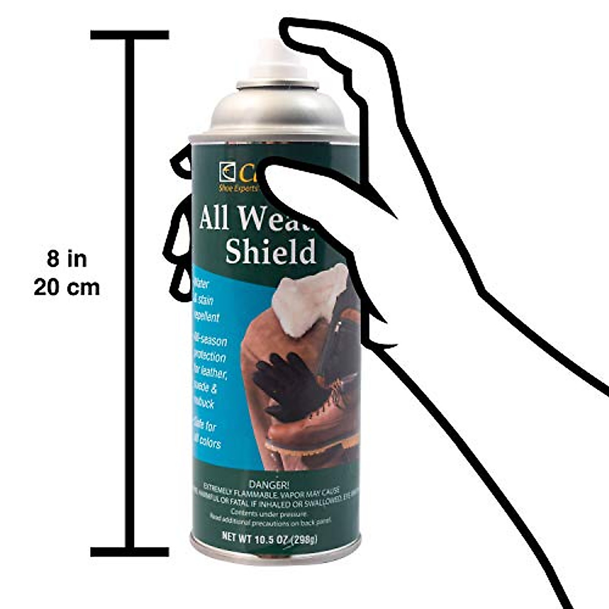 Cadillac All Weather Shield - Leather and Fabric Protector Spray 10.5 oz