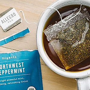 Allegro Tea Organic Northwest Peppermint Tea Bags, 20 Count