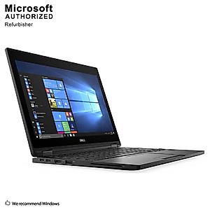 Dell Latitude 5289 12.5 Inch Business Laptop, Intel Core i5-7300U up to 3.5GHz, 8G DDR3, 256G SSD, WiFi, HDMI, Windows 10 Pro 64 Bit Multi-Language Support English/French/Spanish (Renewed)