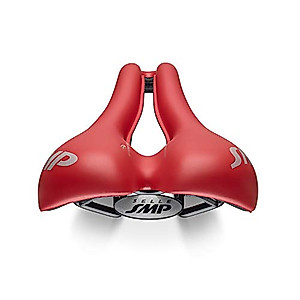 Selle SMP TRK Saddle Medium - Matt Red, Long 280 mm - Wide 160 mm (ZSTT03MEDIUM-RED)