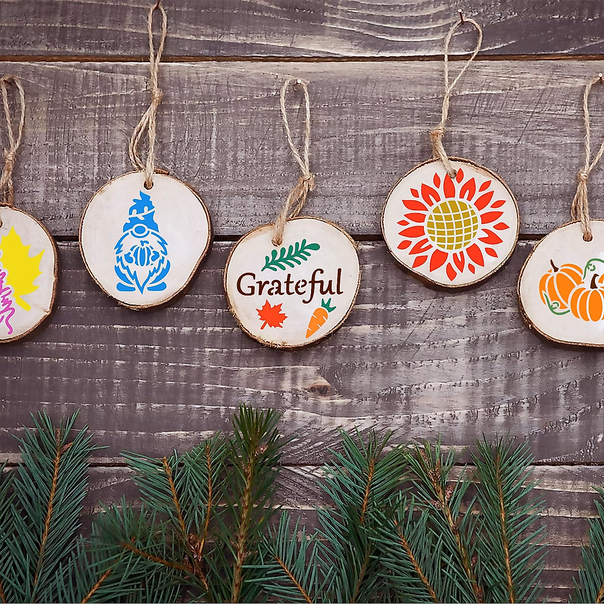 30pcs Pieces Fall Stencils for Painting 3 x 3 inch Reusable Stencils Butterfly Drawing Template DIY Craft Template Paint Stencils for Painting on Wood Wall Home Canvas Decor