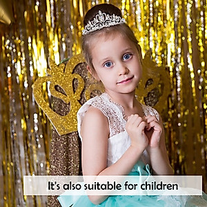 "Birthday Girl" Sash & Rhinestone Tiara Set Silver COCIDE Birthday Sash and Tiara for Women Birthday Decoration Kit Rhinestone Headband for Girl Glitter Crystal Hair Accessories for Birth Party