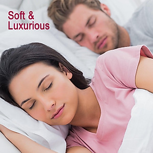 UltraBlock Ultra Plush Premium Waterproof Pillow Protector Set of 2 - Zippered Pillow Case Cover - Super Soft and Quiet Feather Proof Encasement (Queen Size 20 inches x 30 inches)