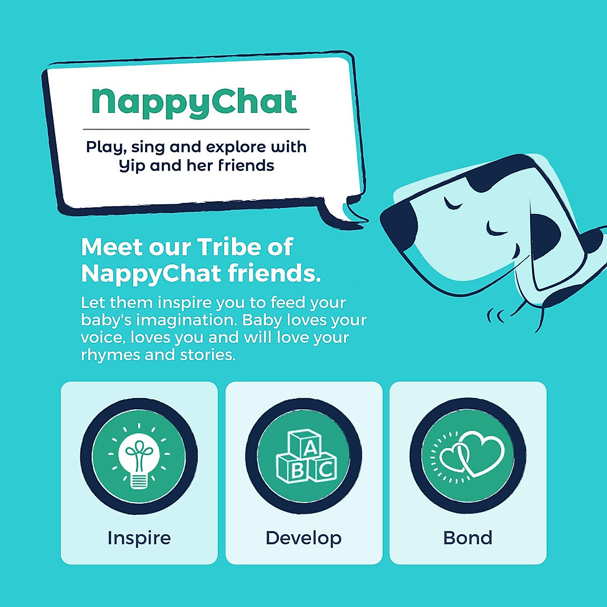 Mum & You Nappychat Premium Performance Eco Diaper Pants, Size 5 (20 diapers) Smart Tube Technology Leak Protection. 100% Recyclable. Hypoallergenic, Dermatologically-Tested. No Lotion, Perfume or Dye