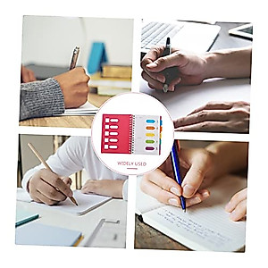 STOBOK 2pcs Notebook Prize Colorful Journal Daily Planner Book Digital Notepad Sketchbook Journal Notebooks for Work Time Management Jotters Coil Notepads Journey Handbooks