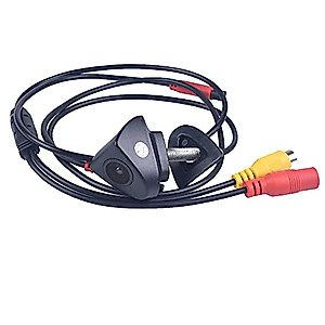 TOTMOX Car Auto Front View Camera Forward Cam, Compatible with Toyota Prado Highlander Land Cruiser Rav4 Camry Corolla Yaris Vizi Reiz Verso