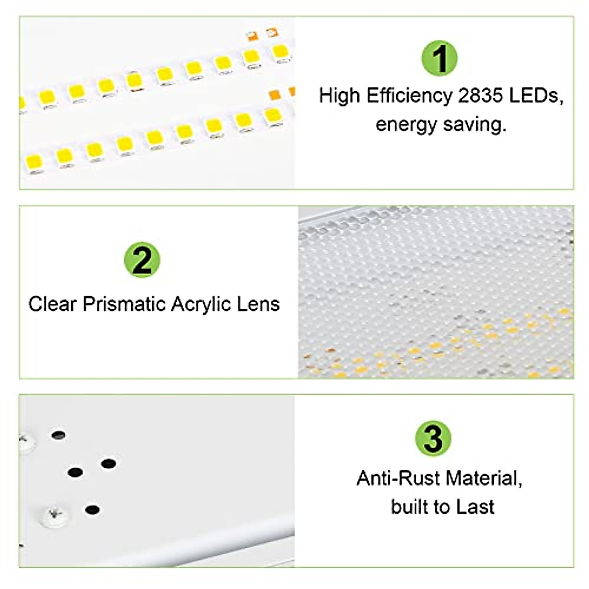 hykolity 2 Pack LED Linear High Bay Shop Light, 1.5FT 210W LED Shop Light Fixture, 27300lm 130LM/W, 100-277V, 0-10V Dim, 5000K Warehouse Lighting, ETL Approved, 5 Years Warranty