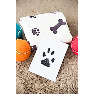 Pearhead Pet Clean-Touch Ink Pad, Medium/Large, Black Ink Pad for Cats or Dogs, Pet Owner, Pet Owner Must Have Item, Pet Memory Keepsake, for Medium to Large Pets