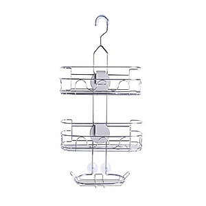 Kenney EasySlide 4 Way Adjustable Caddy Solution, Chrome