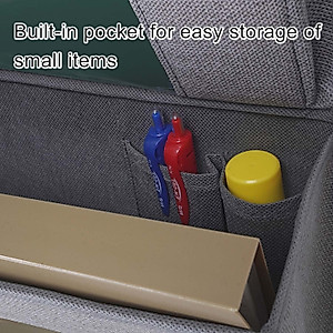 YOLOXO Heavy Duty Over The Door File Organizer, Wall Mounted Hanging Wall File Organizer for File Folders, School Mailbox, Home/Office Papers (Grey)