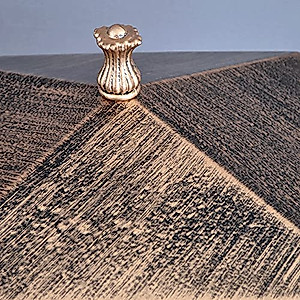 JSBDPHW Outdoor Post Light Lamps Courtyard Wall Waterproof Column Light Glass Lampshade Wrought Iron E27 Post Light Villa Gate Base Landscape Light