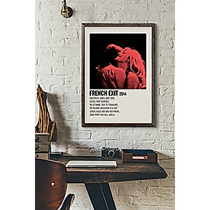 Aorozhi Band Potser Girl Poster French Exit Album Cover Canvas Art Wall Pictures for Modern Office Decor Prints 12" x 18" Unframed