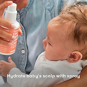 Oh Cr*p! Cradle Cap Flake Fixer Scalp Spray + Scalp Mask Duo by Frida Baby Soothes Baby's Scalp, Prevents Dryness and Flakes