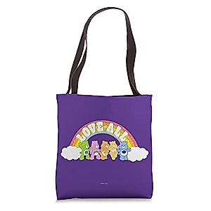 Care Bears Pride Love All Rainbow Good Luck, Cheer, Grumpy Tote Bag