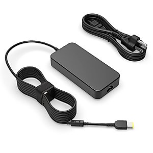 AC Charger Adapter Fit for Lenovo Thinkpad x1 Extreme, Ideapad Gaming 3 Laptop, (UL Safety Certified), Square Connector, 135W, 888015027 4X20E50558