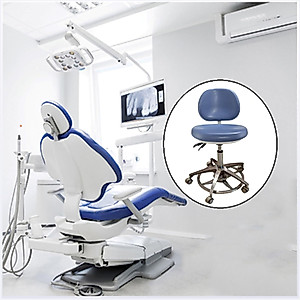 Dental Assistant Chair Medical Chair Ergonomic Seating Back Support Dentist Stool for Clinics, Dental Offices, Labs, Manicure Store,L