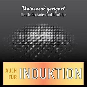 GSW Stahlwaren GmbH Crepe Pan with Spatula, Grey/Black, 26 x 2 cm, 0.7 Litre