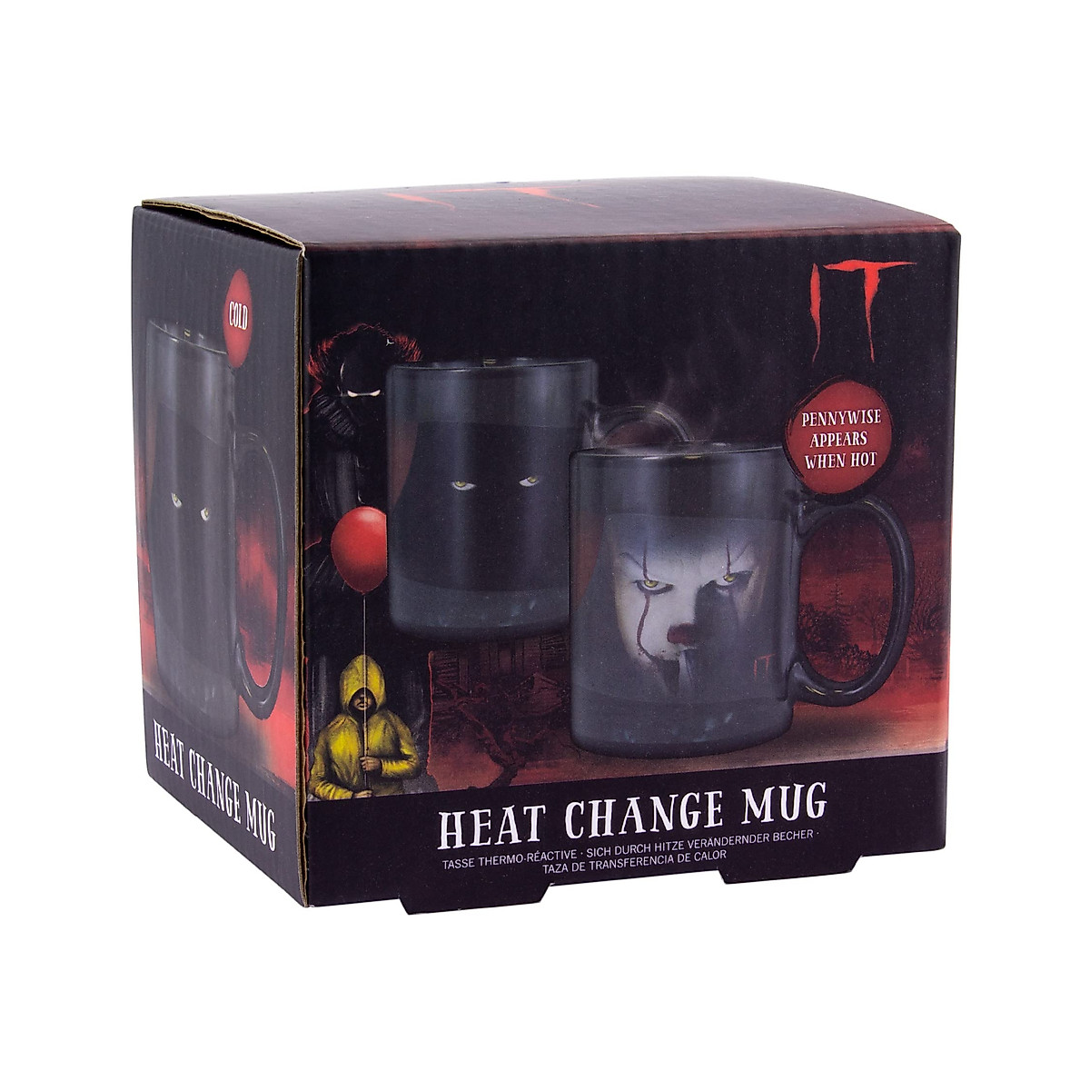Paladone Pennywise Heat Change Mug - IT Horror Movie Drinkware