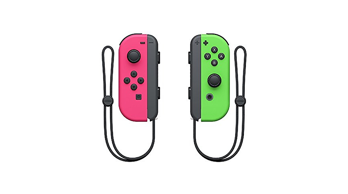 Neon Pink & Green Joy-Con Controllers for Nintendo Switch | Versatile ...