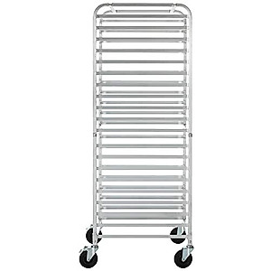 Winco 20-Tier Welded Aluminum Sheet Pan Rack, Medium